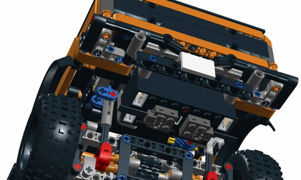 Motorizing the 42126 LEGO® Technic™ 42126 Ford® F-150 Raptor with the ...